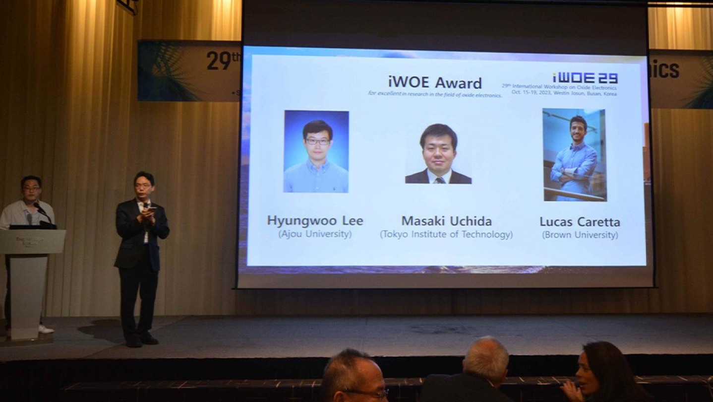 Caretta wins 2023 iWOE Prize in Oxide Electronics for Excellence in ...