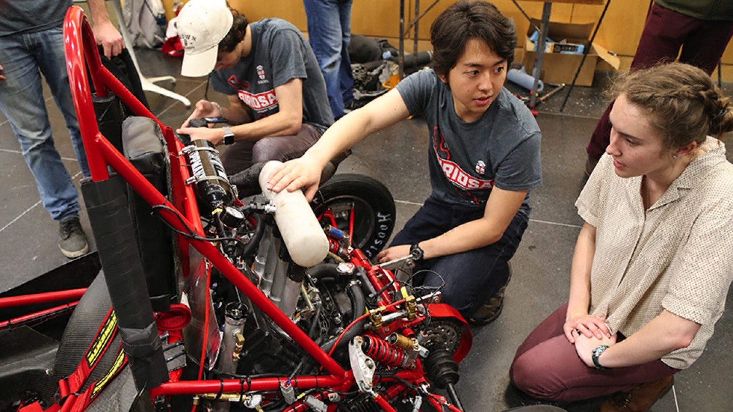 Brown Formula Racing Reveals Rhode Warrior | Engineering | Brown University